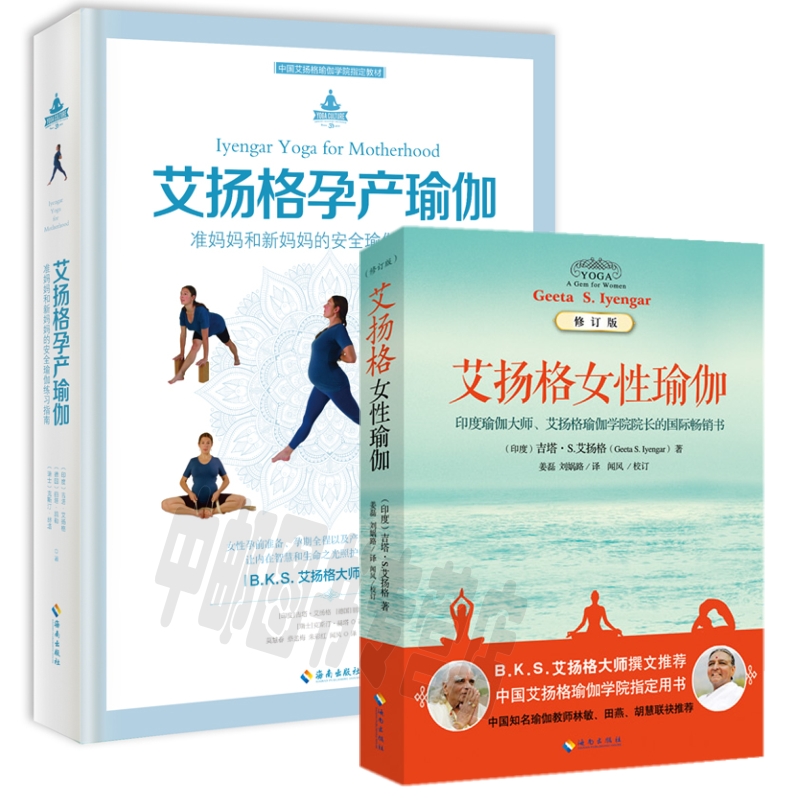 艾扬格女性瑜伽+艾扬格孕产瑜伽：准妈妈和新妈妈的安全瑜伽练习指南（全2册）
