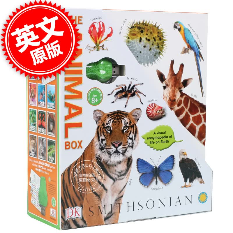 DK 动物知识百科套装 英文原版 The Animal Boxset 鸟类鱼类哺乳类