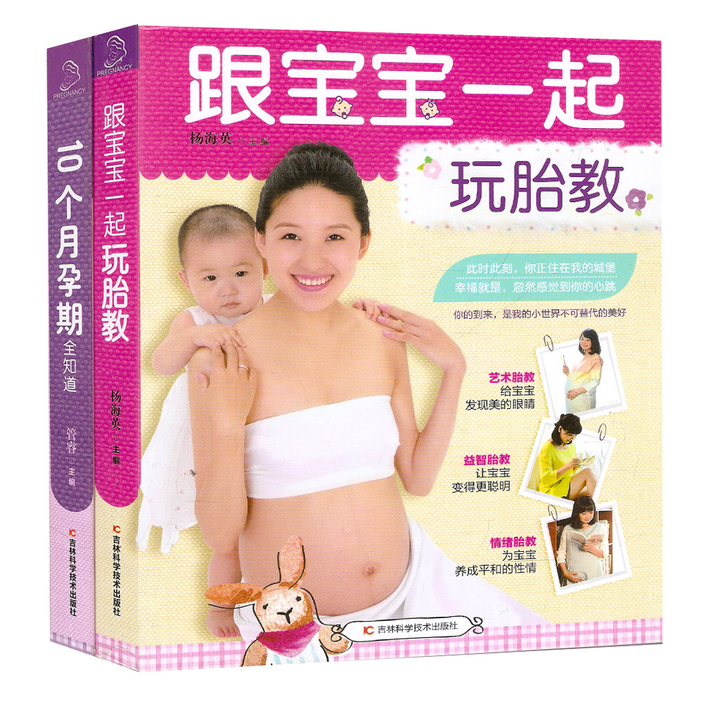 10个月孕期全知道+跟宝宝一起玩胎教（套装共2册）