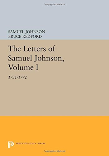 The Letters of Samuel Johnson, Volume I:
