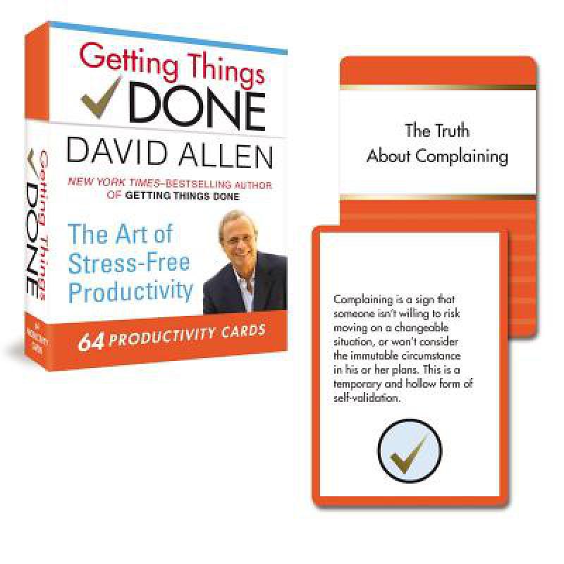 Getting Things Done - 64 Productivity Cards:...