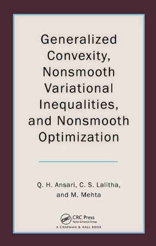 Generalized Convexity, Nonsmooth