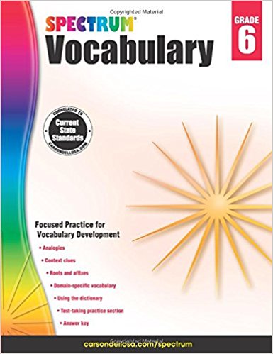 现货 Spectrum Vocabulary, Grade 6