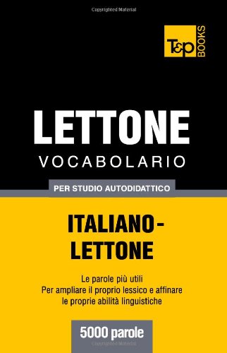 Vocabolario Italiano-Lettone Per Studio