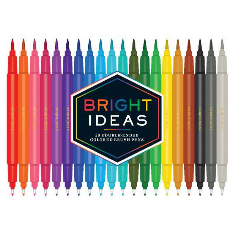 Bright Ideas: 20 Double-Ended Colored Brush ...
