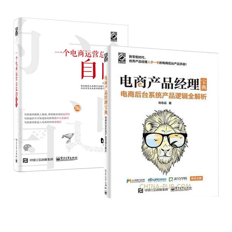 现货包邮 电商产品经理宝典 电商后台系统产品逻辑全解析+一个电商运营总监的自白 2本