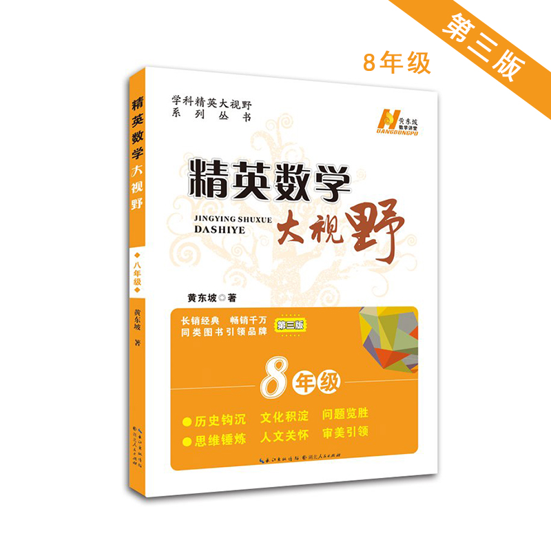 精英数学大视野 8年级 第三版 学科精英大视野系列丛书 八年级数学 初二奥赛竞赛培优优等