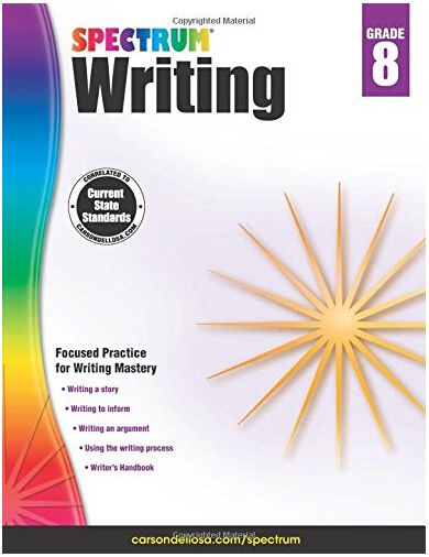 现货 Spectrum Writing, Grade 8