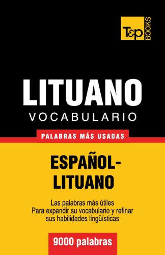 Vocabulario Espanol-Lituano - 9000