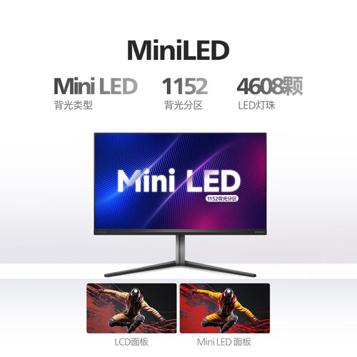 飞利浦31.5英寸 MiniLED(HVA) 光晕调教 4K原生240Hz 1ms HDR1000 HDMI2.1 EVNIA电竞显示器32M2N6800MW 4499元(月销2000+)-聚超值
