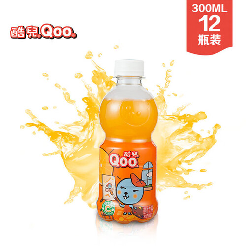 可口可乐（Coca-Cola）饮料 Minute Maid 美汁源 可口可乐（Coca-Cola）美汁源 MinuteMaid 酷儿 Qoo 橙味 果汁饮料 300ml*12瓶 整箱装多少钱-聚超值
