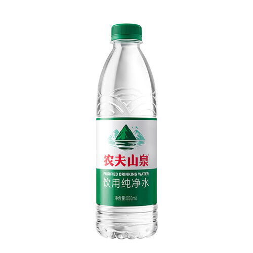 农夫山泉纯净水 农夫山泉纯净水550ml*24瓶【12瓶*2提】 饮用水塑包 550ml*24瓶【12瓶*2提】多少钱-聚超值