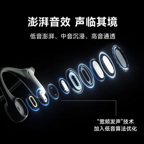 墨觉（MOJAWA）蓝牙/无线耳机 墨觉（MOJAWA）2023年新品 Run Plus 骨传导蓝牙耳机运动无线耳骨传导耳机跑步骑行游泳8级 ...