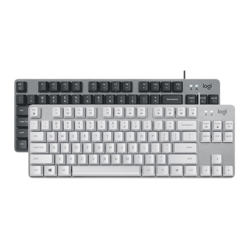 罗技（Logitech）键盘 logitech 罗技 K835 84键 有线机械键盘 黑色 ttc红轴 无光多少钱-聚超值
