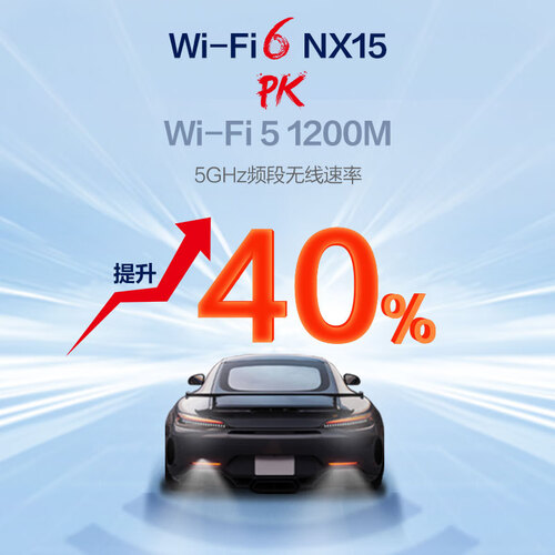 H3C 新华三 NX15 路由器千兆无线WiFi6 高速路由AX1500穿墙家用5G双频Mesh立式造型电竞游戏加速 179元-聚超值