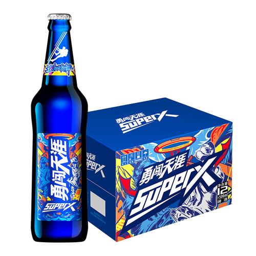 雪花（SNOW）啤酒 SNOWBEER 雪花 啤酒（Snowbeer）勇闯天涯 superX 500ml*12瓶多少钱-聚超值