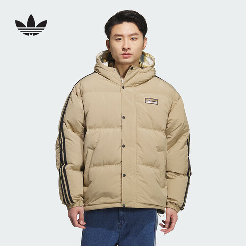 阿迪达斯（adidas）运动羽绒服 阿迪达斯（adidas）羽绒服男装 25冬季新款复古街头风双面穿时尚潮流连帽短款鸭绒服 KF9278 ...