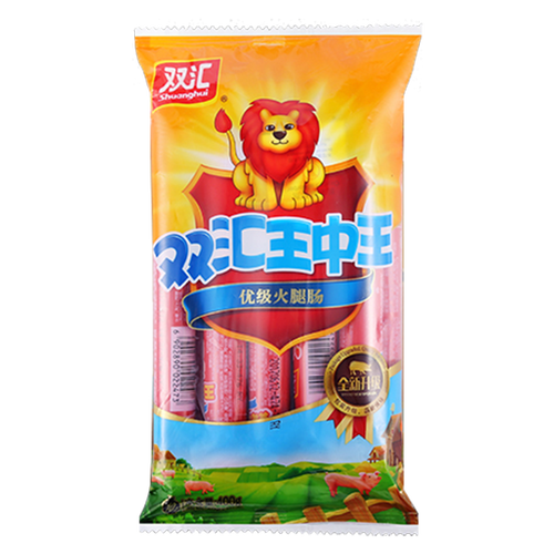 双汇（Shuanghui） 双汇王中王火腿肠香肠火腿烧烤速食香肠 60g*10支*1袋 20.9元-聚超值