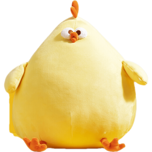 名创优品（MINISO）动物毛绒玩偶 MINISO名创优品dundun墩墩鸡解压可爱毛绒玩偶大号公仔睡觉抱枕生日礼物 dundun鸡-大号 见 ...